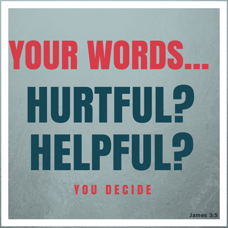 damaging words | Find Hope @ The Hem